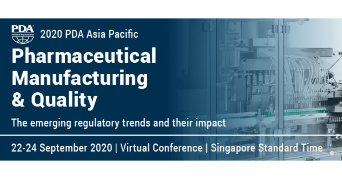 2020 PDA APAC Pharmaceutical Manufacturing & Quality Conference