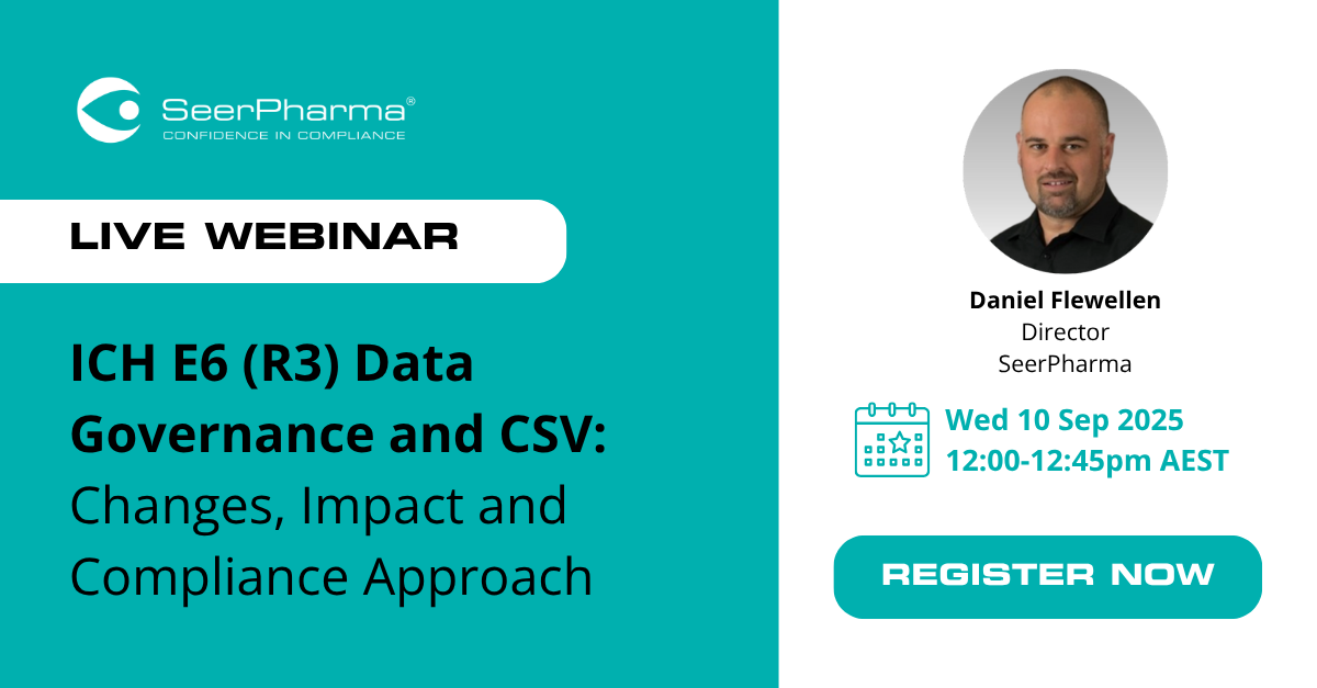 Webinar | ICH E6 (R3) Data Governance & CSV: Changes-Impact-Compliance